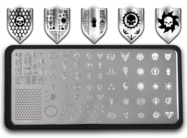 Chaotic 002 Stampin' Plate